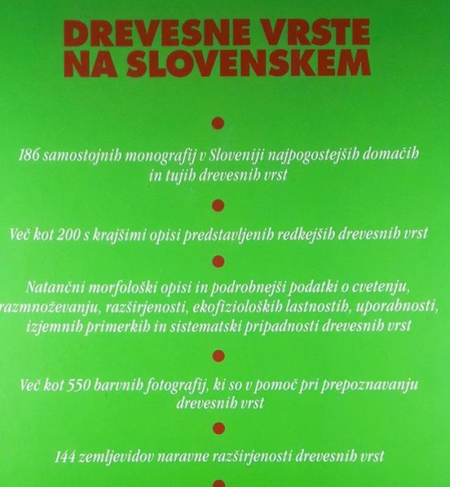 DREVESNE VRSTE NA SLOVENSKEM, Robert Brus
