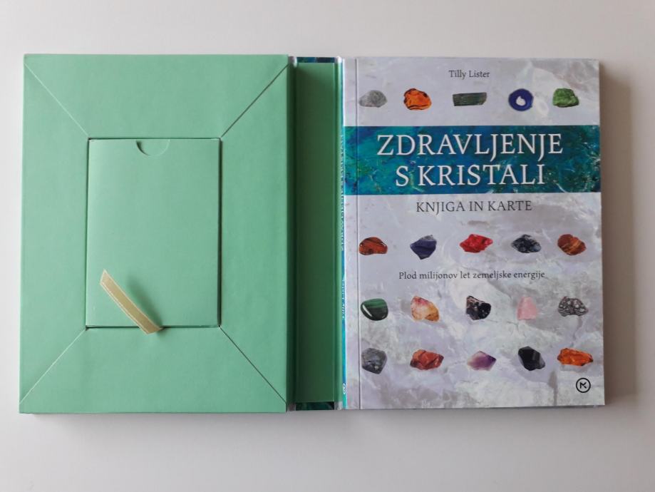 TILLY LISTER, ZDRAVLJENJE S KRISTALI, KNJIGA IN KARTE, DARILNI KOMPLET