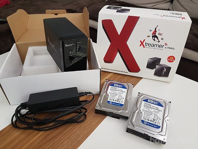 NAS strežnik Xtreamer e-TRAYz