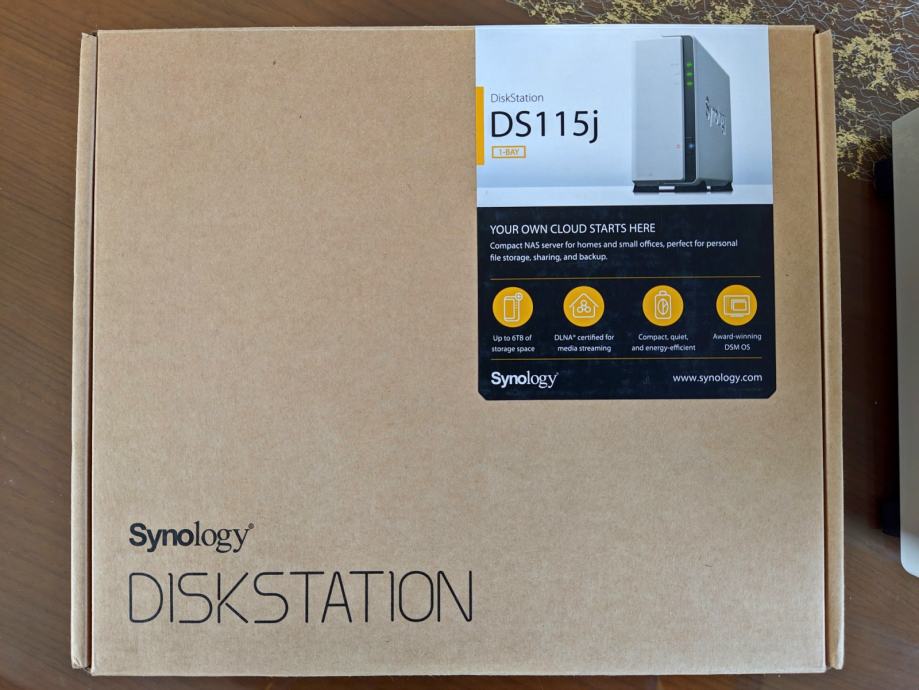 NAS Synology DS115j DiskStation, v super stanju