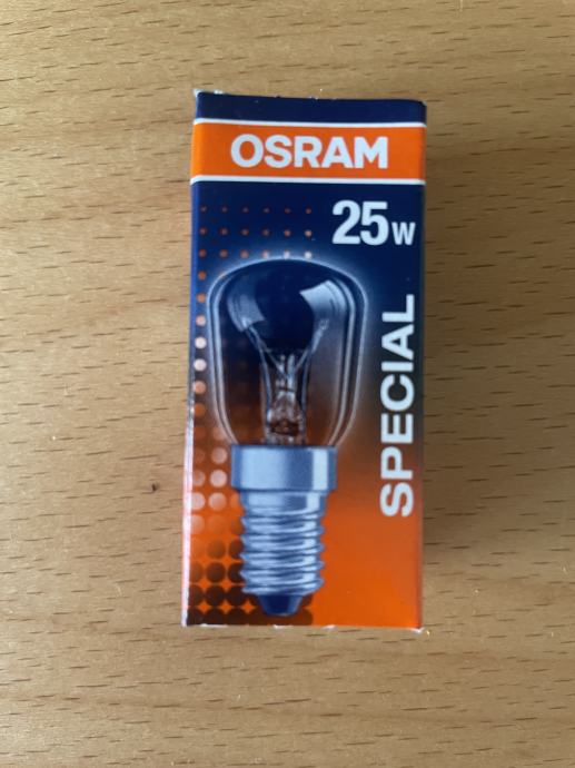 SPECIAL ŽARNICA 25W, 230V, E14, OSRAM, ZA HLADILNIK 4X, NOVE