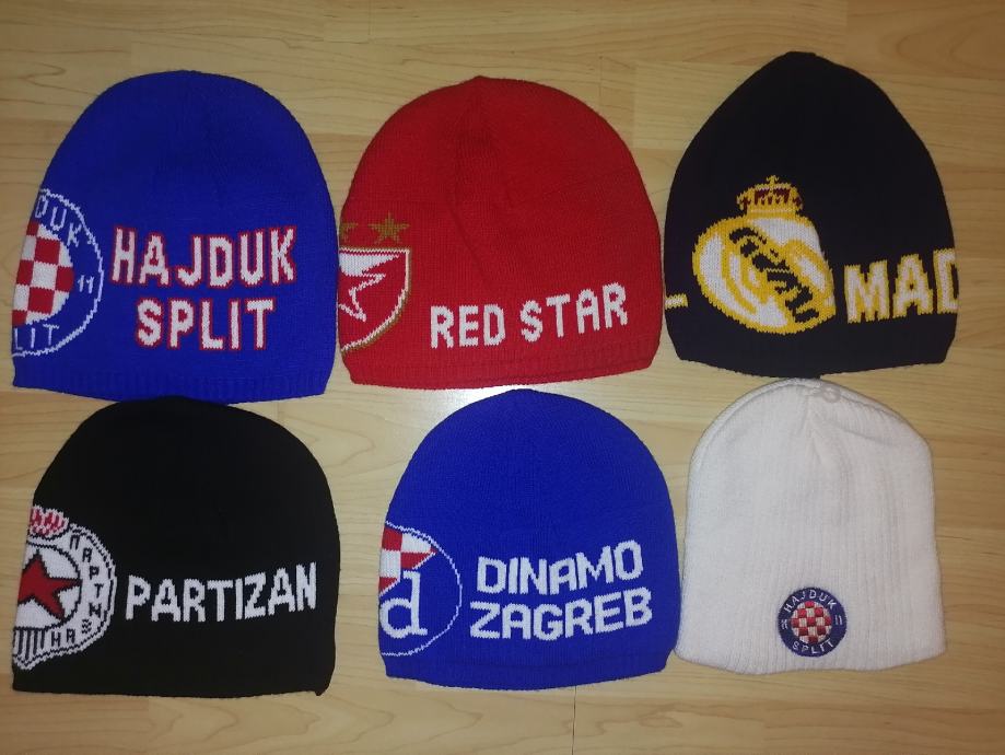 Navijaška kapa klubov HAJDUK PARTIZAN ZVEZDA DINAMO REAL BARCA in drug