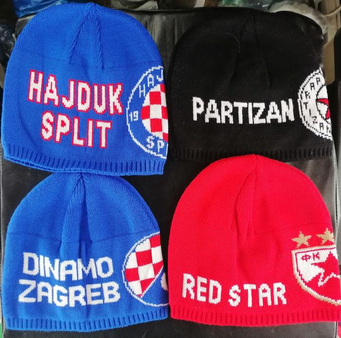 Navijaška kapa klubov HAJDUK PARTIZAN ZVEZDA DINAMO REAL BARCA in drug