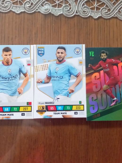 Nogometne kartice Salah, Rúben Dias, Mahrez