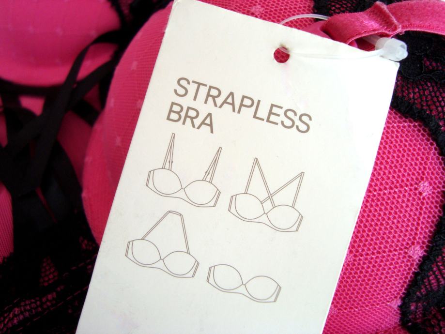 Nedrček H&M Strapless Bra 75B, nov še z etiketo
