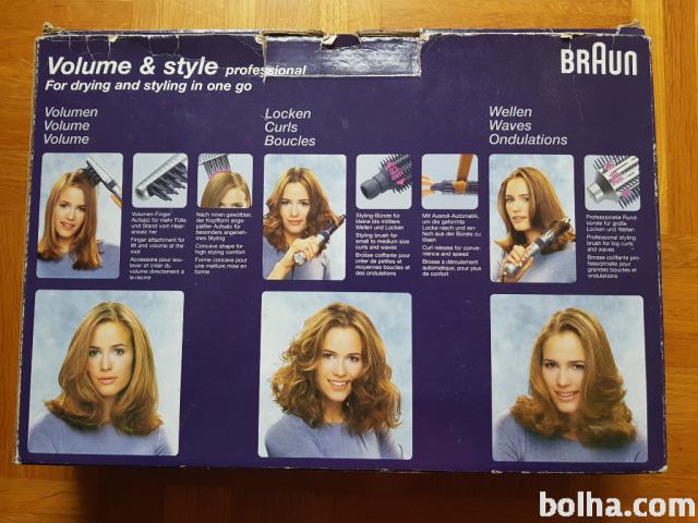 Braun Volume & Style AS 400 Type 4485 električna krtača kot NOVA