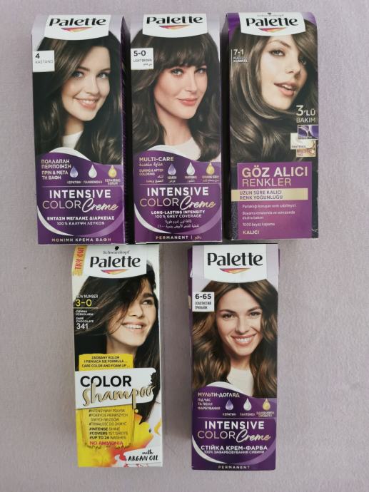 Palette INTENSIVE COLOR CREME barva za lase