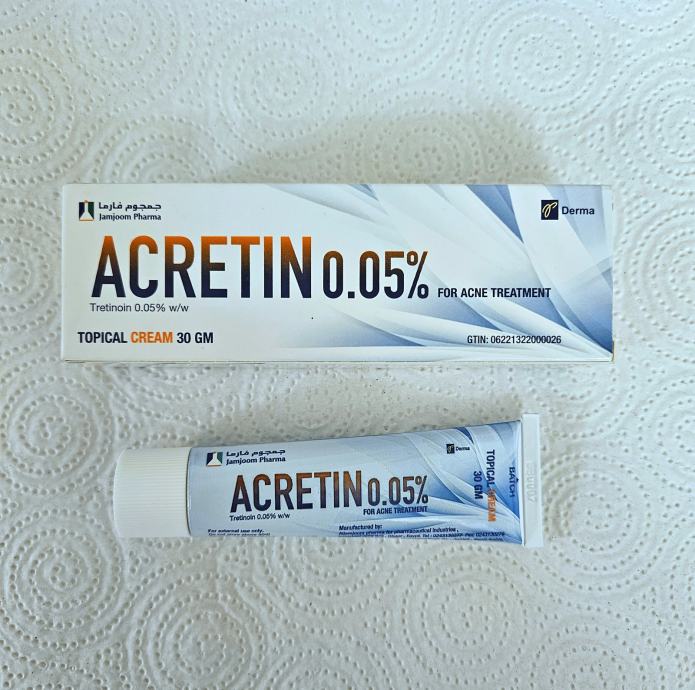 Acretin (Tretinoin 0,05%, Retin A krema)