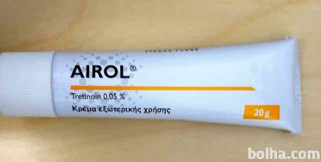 Airol (tretinoin 0,05%, Retin A krema)
