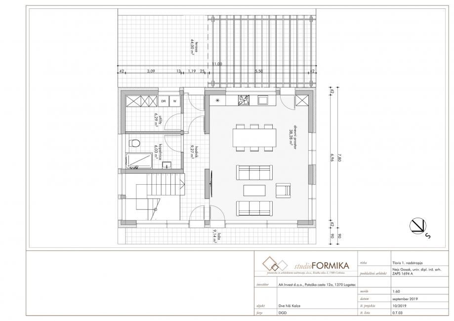 Prodamo dve enodružinski hiši, Kalce - Logatec enonadstropni,186.00 m2 ...