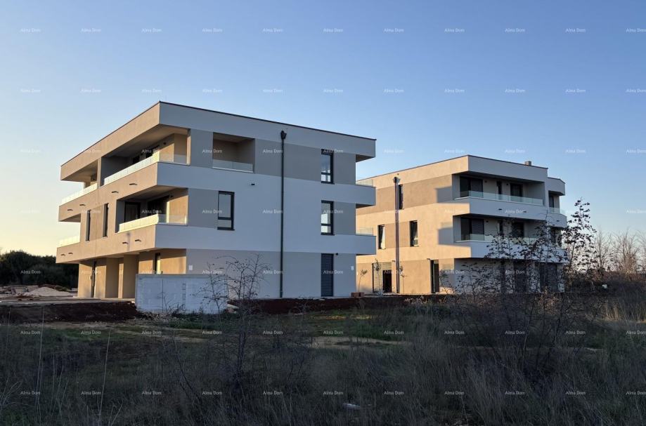 PULA, Valdebek - Stanovanje v pritličju novogradnje / A1 (prodaja)