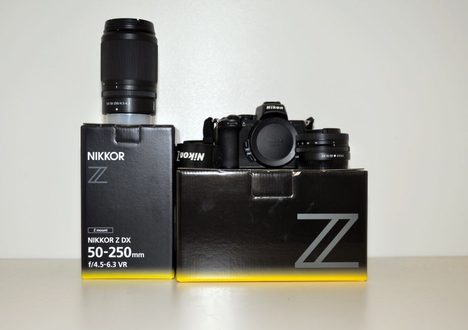 Nikon Z50 DX 16-50 VR DX 50-250 VR