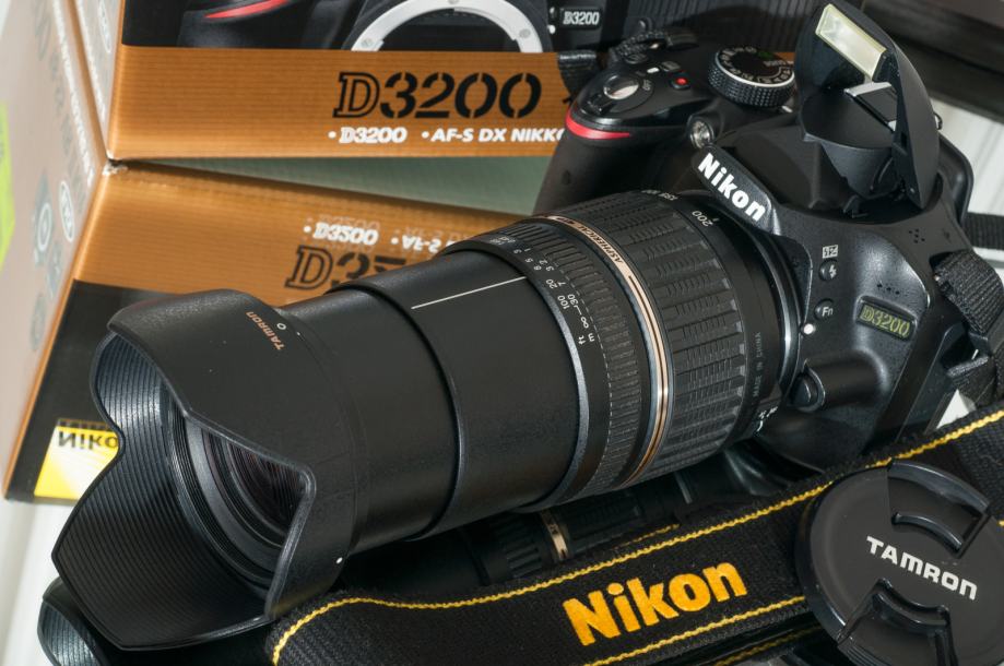 Nikon D3200 + Tamron AF 18-200mm f3,5-6,3 aspherical XR Di II