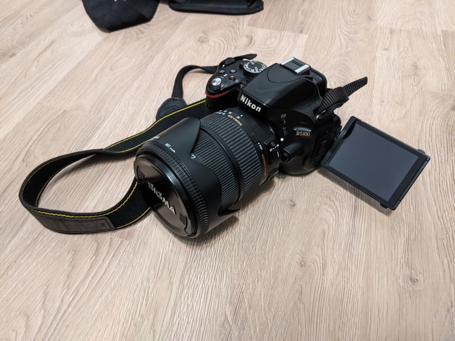 Nikon d5100 z opremo ali brez