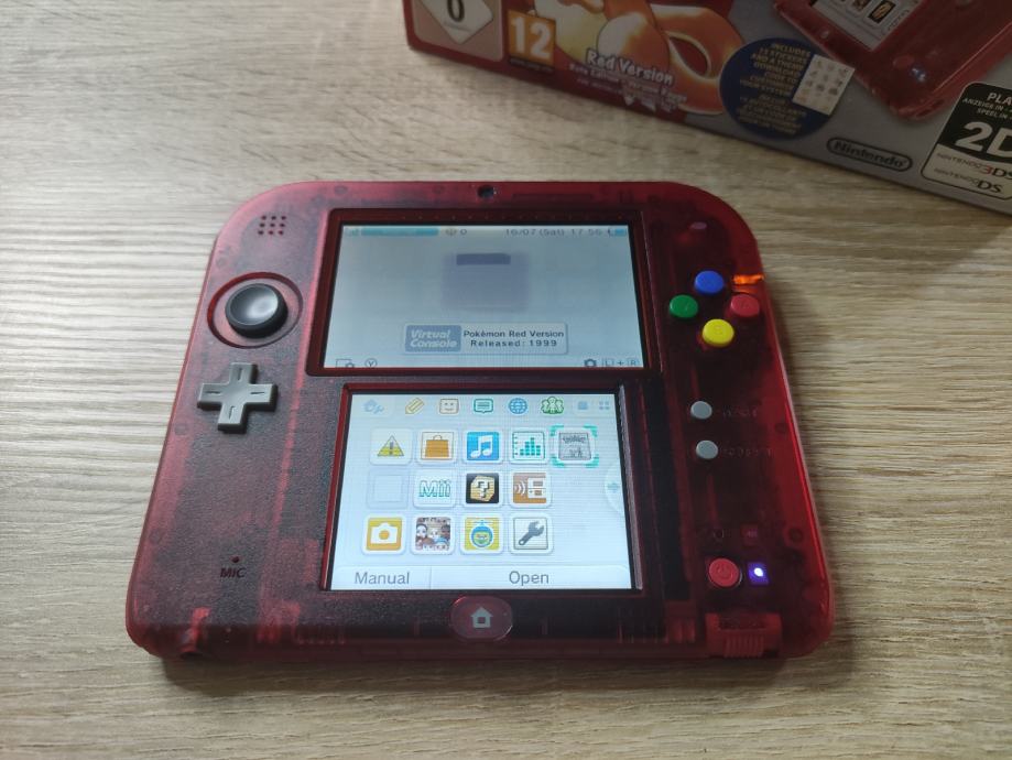Nintendo 2DS Pokemon Red Edition