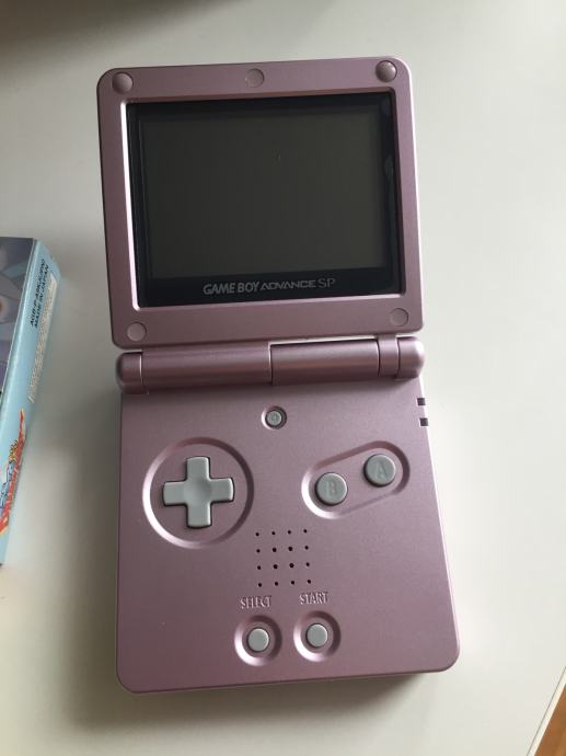 Nintendo Gameboy Advance SP AGS-001 Pink / 2 japonski igri