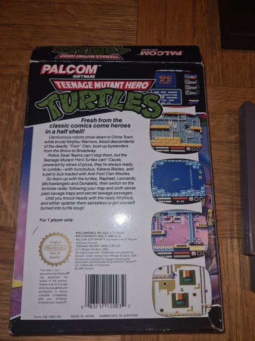Teenage Mutant Ninja Turtles Nintendo NES PAL