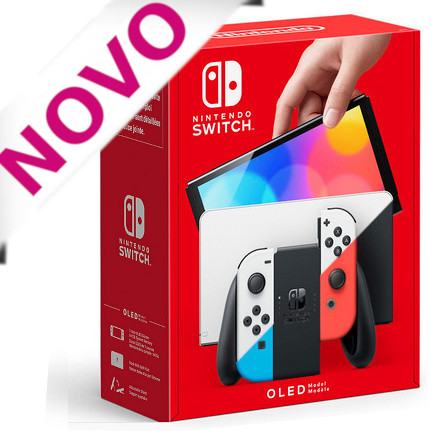 Nintendo Switch OLED zaslon 7 palcev z 64GB črn ali bel