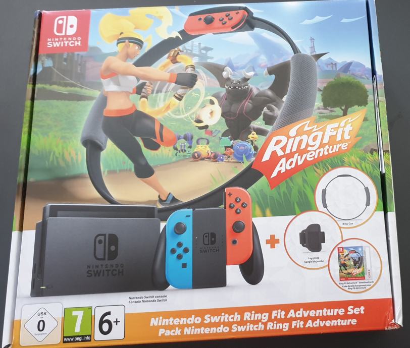 NINTENDO SWITCH RING FIT ADVENTURE SET