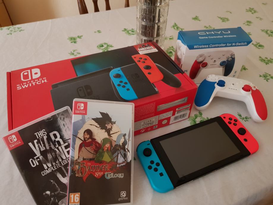 Nintendo Switch V2 malo rabljen V GARANCIJI