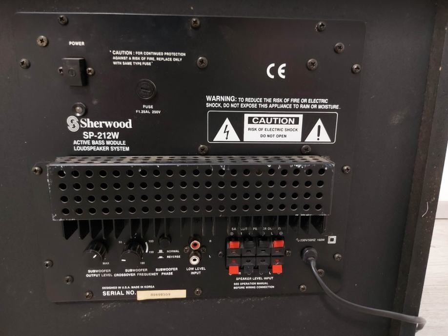 150w AKTIVNI HI-FI SUBWOOFER SHERWOOD