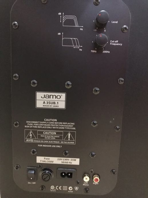 Aktiven woofer Jamo A 3sub.1