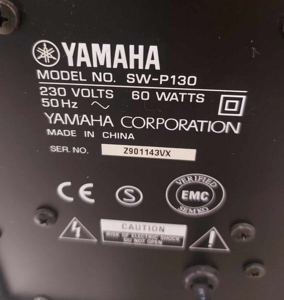 AKTIVNI SUBWOOFER YAMAHA SW-P130