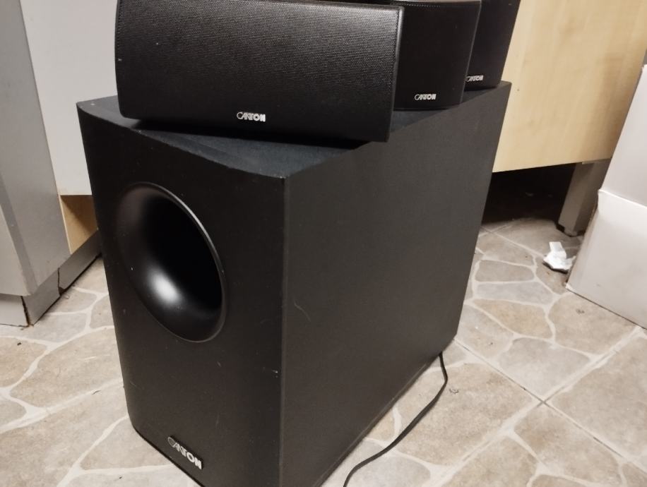 CANTON 5.1 komplet zvočnikov, aktivni subwoofer M230 (120W)