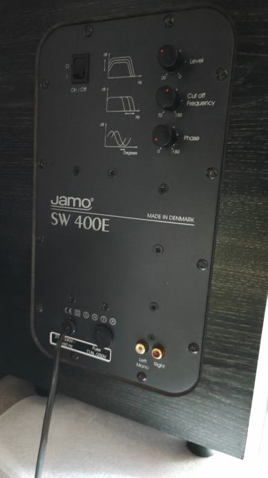 Jamo sw 400e aktivni woofer nizkotonski zvočnik
