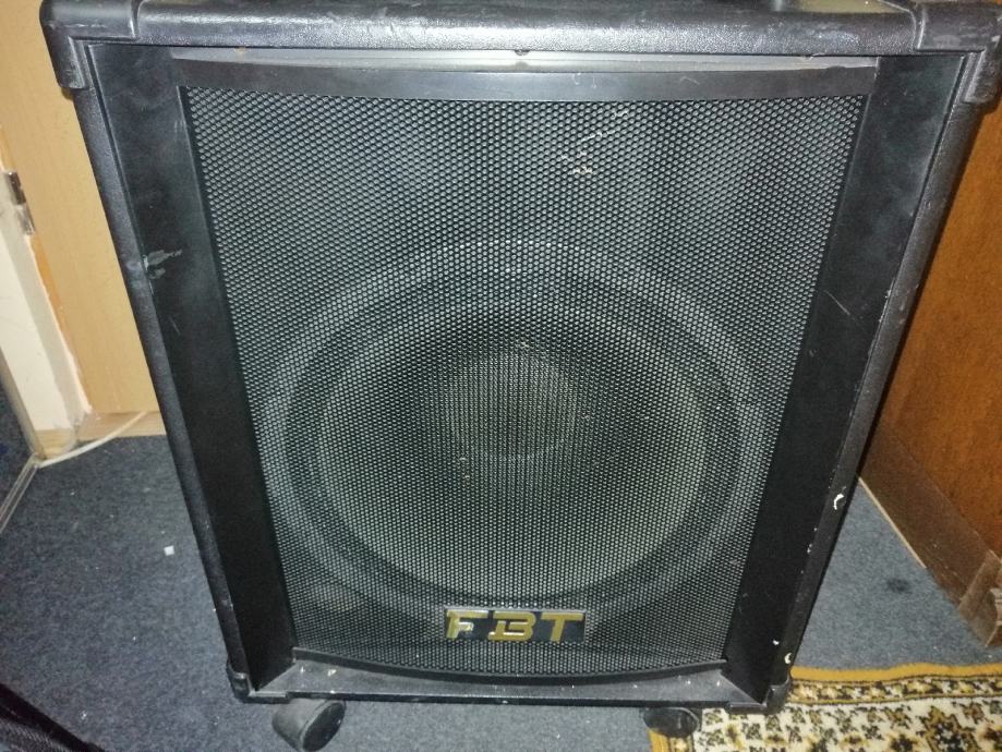 Woofer, bas zvočnik, FBT aktiven