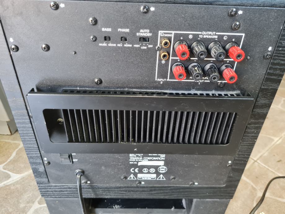 YAMAHA YST-SW320, aktivni subwoofer, 250 W