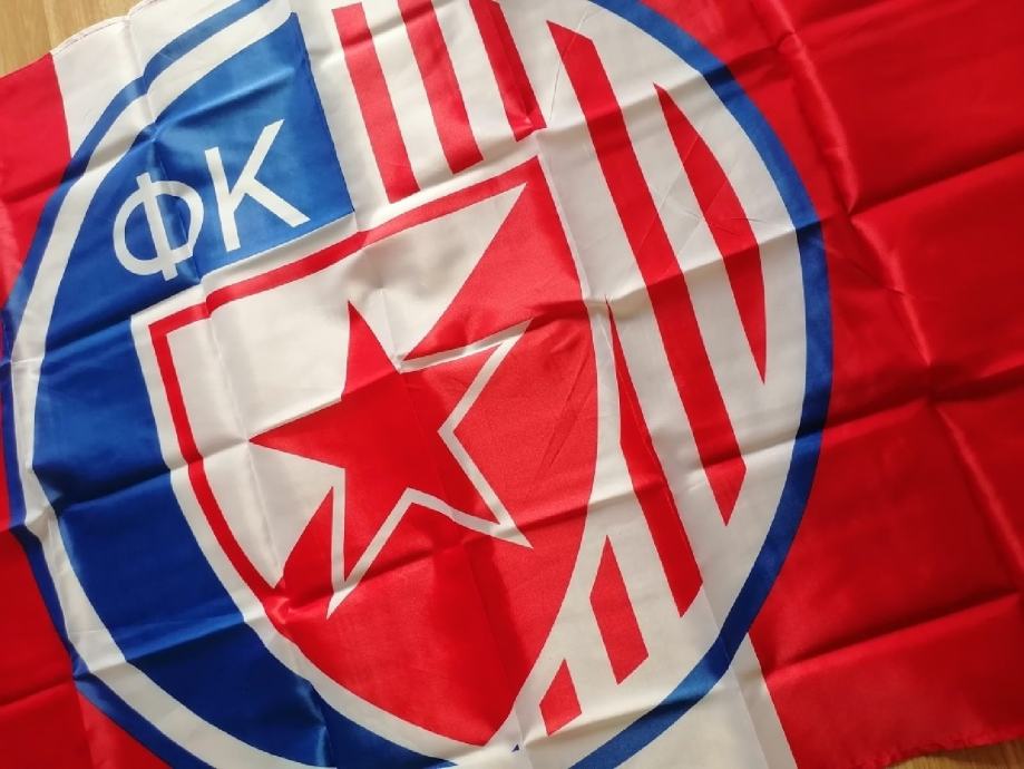 Zastava FK CRVENA ZVEZDA velika 150 X 90
