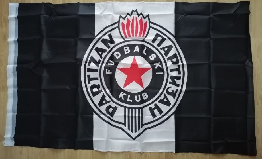 Zastava FK PARTIZAN Beograd velika 150 X 90