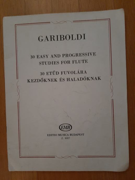 Gariboldi note za flavto