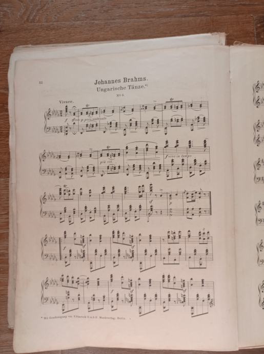 Glasbene note, klasična glasba, Sang und Klang