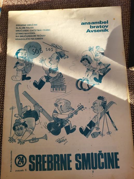 Zvezki z notami Slavko in Vilko Avsenik
