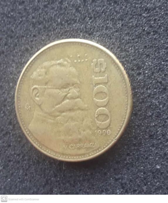MEXICO 100 PESOS 1990