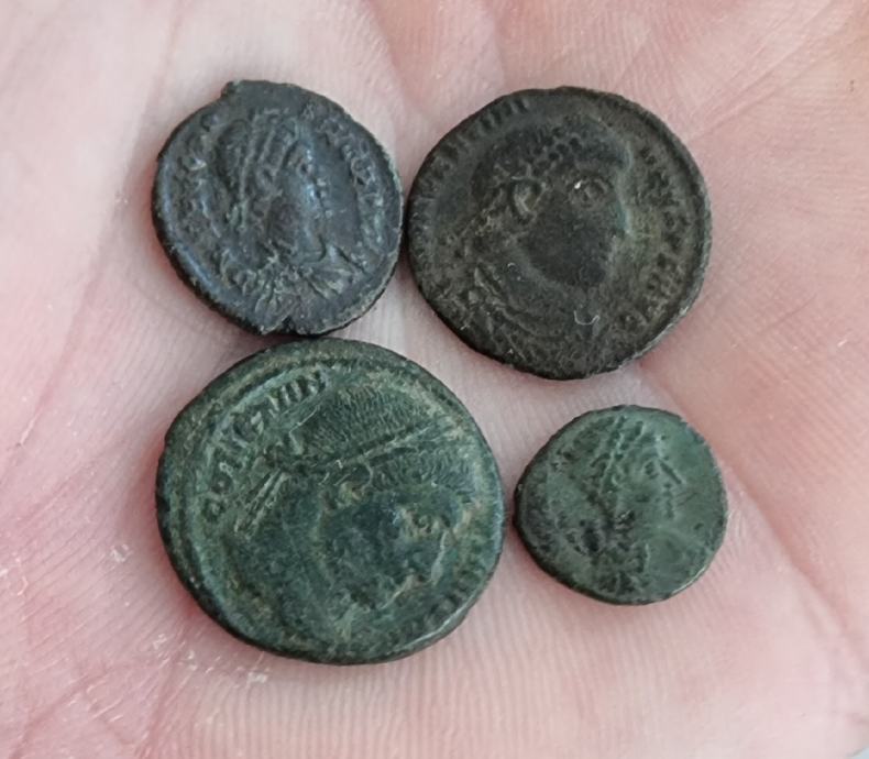 Roman coins x4