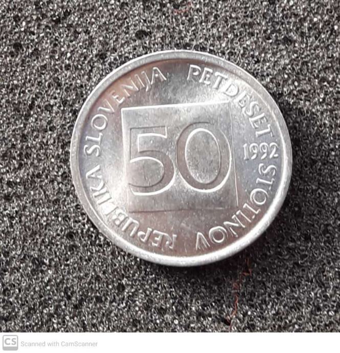 SLOVENIA 50 STOTINOV 1992