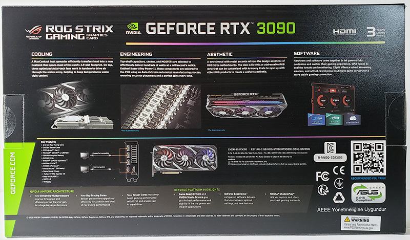 Nvidia RTX Asus ROG 3090 Strix OC 24GB GDDR6X