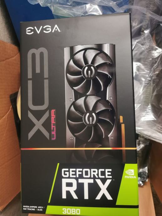 Grafična kartica Nvidia EVGA GeForce RTX 3080 XC3 Ultra gaming, 10 GB