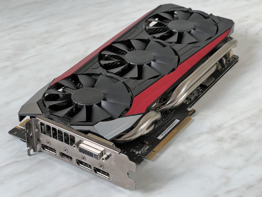 Prodam grafično kartico ASUS Strix GeForce GTX 980 Ti 6GB DDR5 Gaming