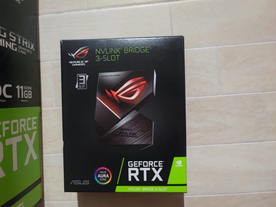 TOP gaming grafična kartica Nvidia Asus Strix ROG RTX 2080Ti OC SLI NV
