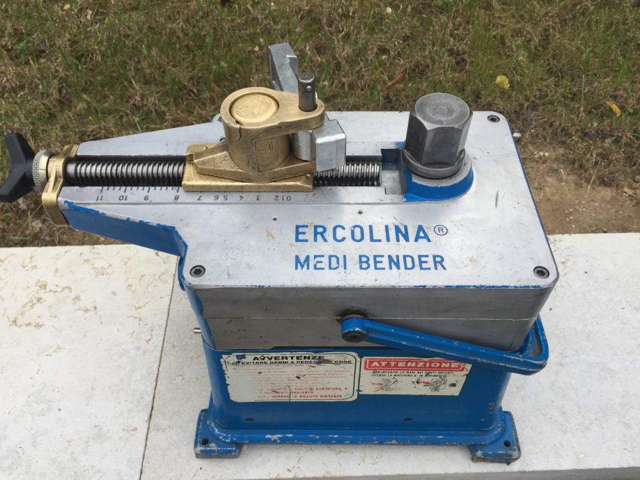 Krivilni stroj Ercolina Medi Bender stroj za upogibanje z tri orodja