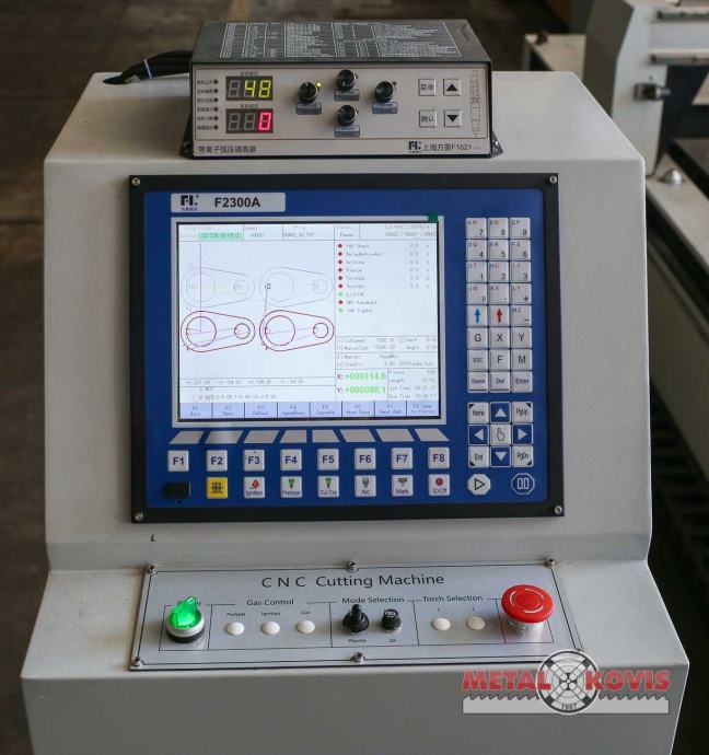 CNC plazemski rezalnik KRRASS TNC-1530 z LGK-200IGBT