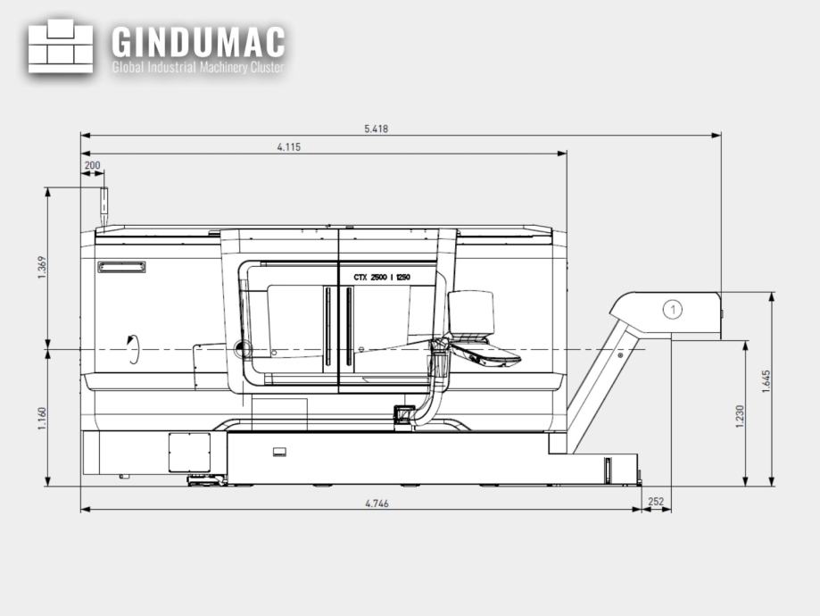DMG MORI CTX2500/1250 Universal Turning Centre