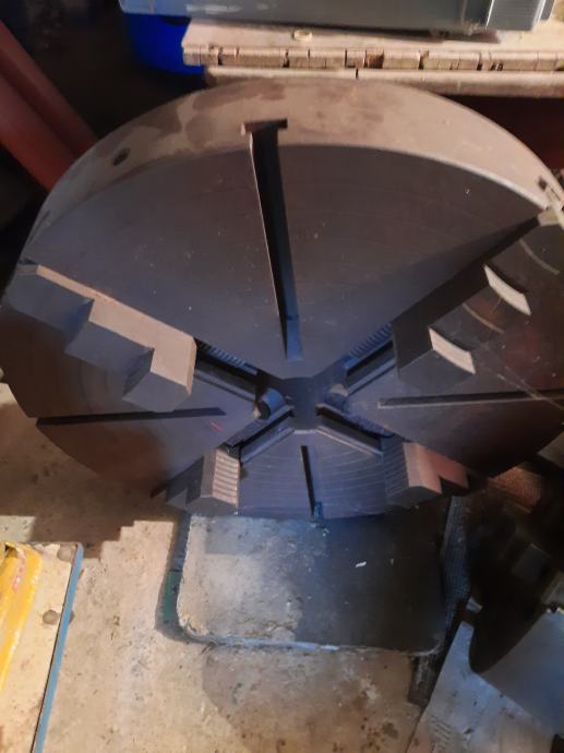 Planska plošča, stružnica, vpenjalna glava