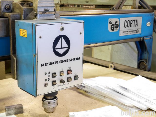 PLAZMA MESSER CORTA 2000 Rezalna miza