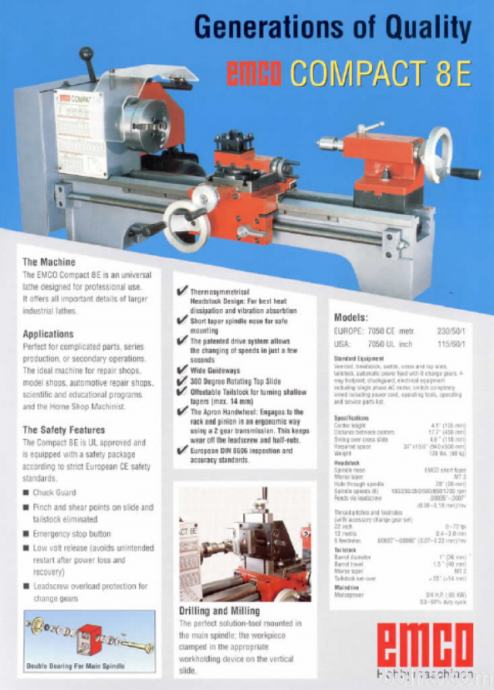 Stružnica EMCO compact 8