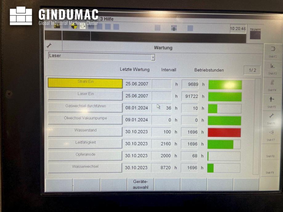 Trumpf Trumatic 3000 Laser Cutting machine